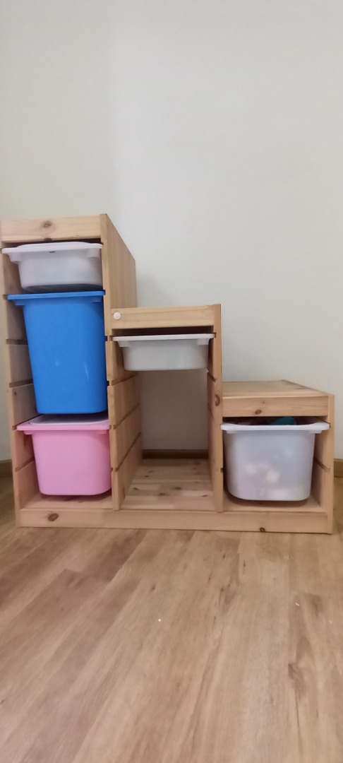 Ikea Trofast wooden frame with some drawers, Furniture & Home Living ...