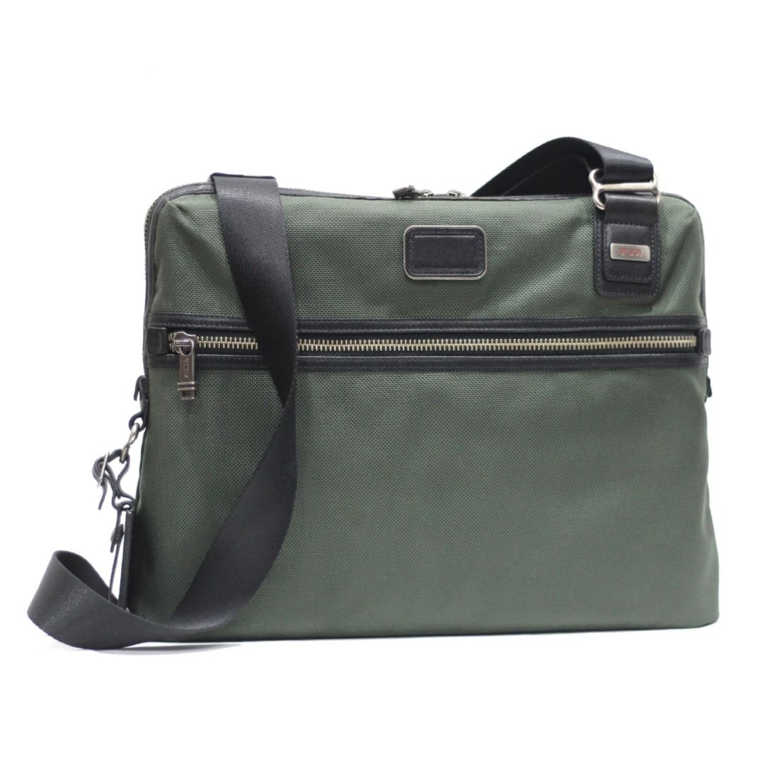 Tumi 22302SPH - Alpha Bravo Spruce Myer Horizontal Slim Crossbody / 15" laptop bag / 15" sling ...