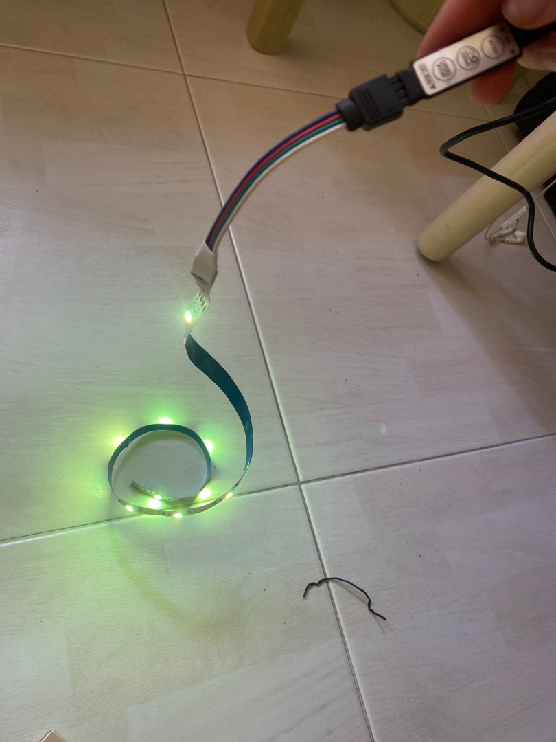 USB Powered RGB LED Strip Lights, Furniture & Home Living, Lighting ...