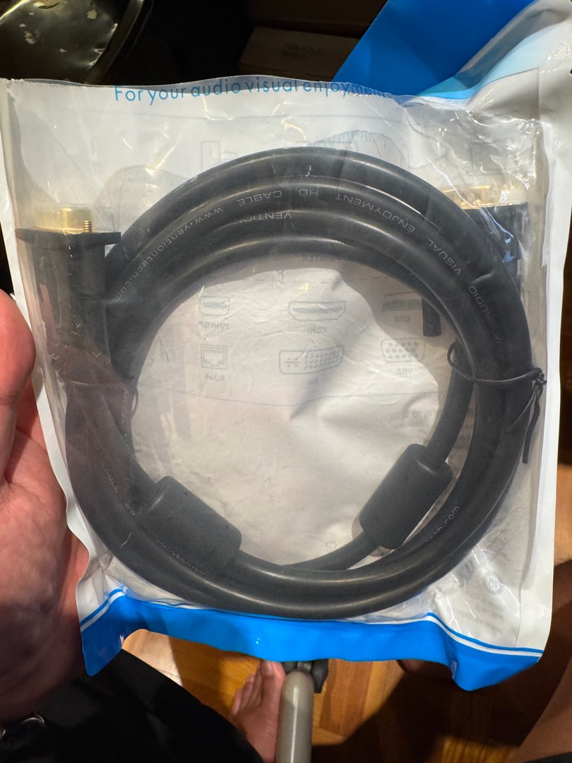 VGA cable 2m, Computers & Tech, Parts & Accessories, Cables & Adaptors ...