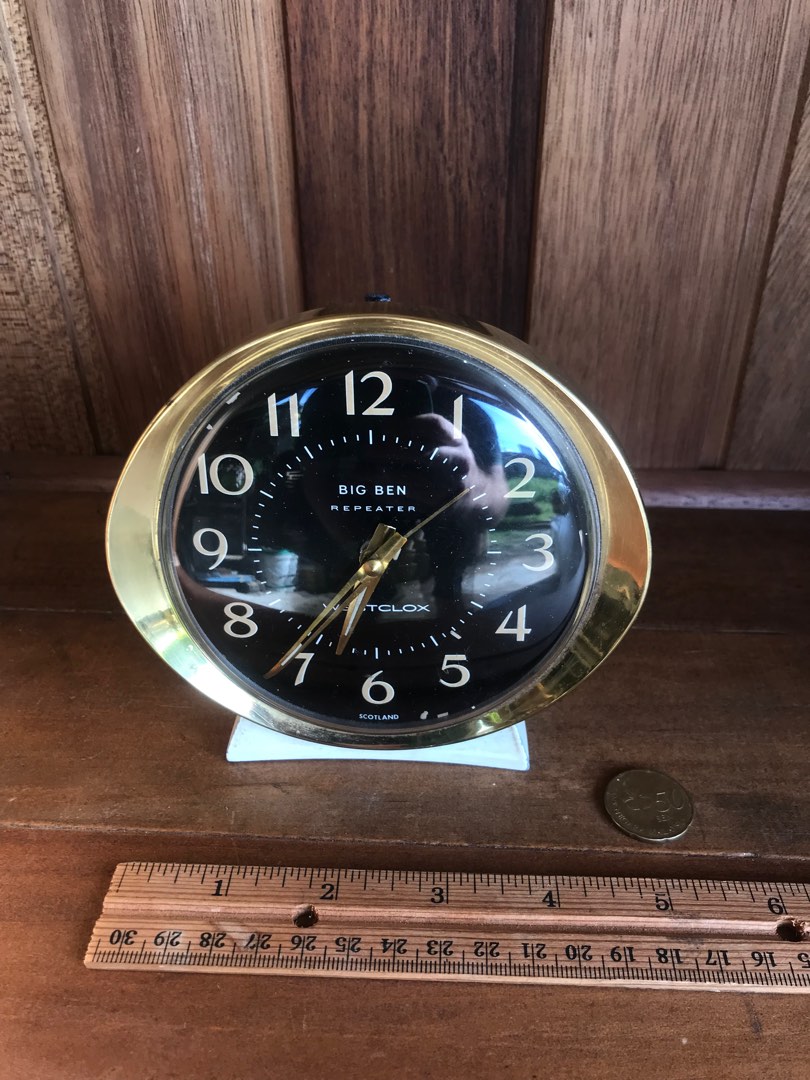 Vintage Antique British Scottish Westclox Clock Big Ben Repeater ...