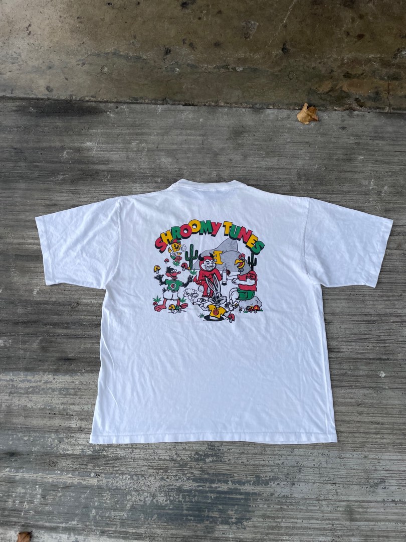 vintage looney tunes cartoon weed parody tag cross colour, Men's ...