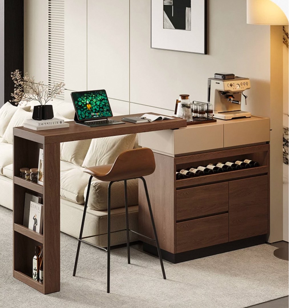 WINTON Modern Extendable Bar Table, Furniture & Home Living, Furniture ...