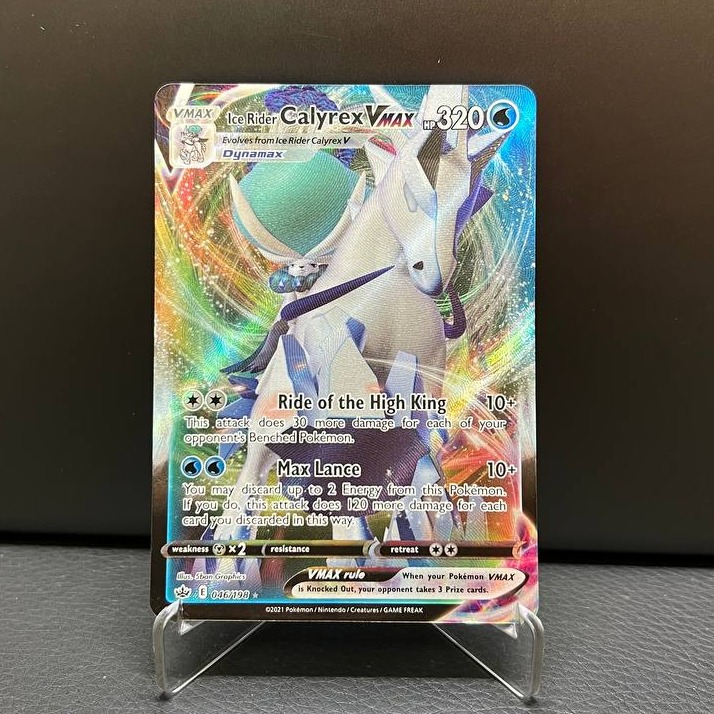 WTS Ice Rider Calyrex VMAX SR FA 46/198 Chilling Reign Pokemon TCG ...