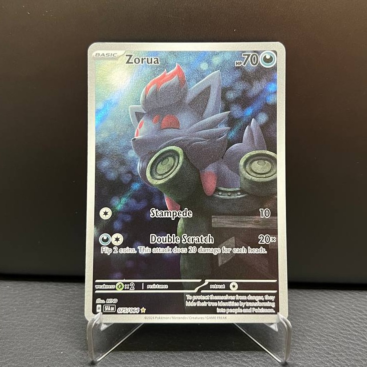 WTS Zorua IR FA 75/64 Shrouded Fable Pokemon TCG Illustration Rare Full ...
