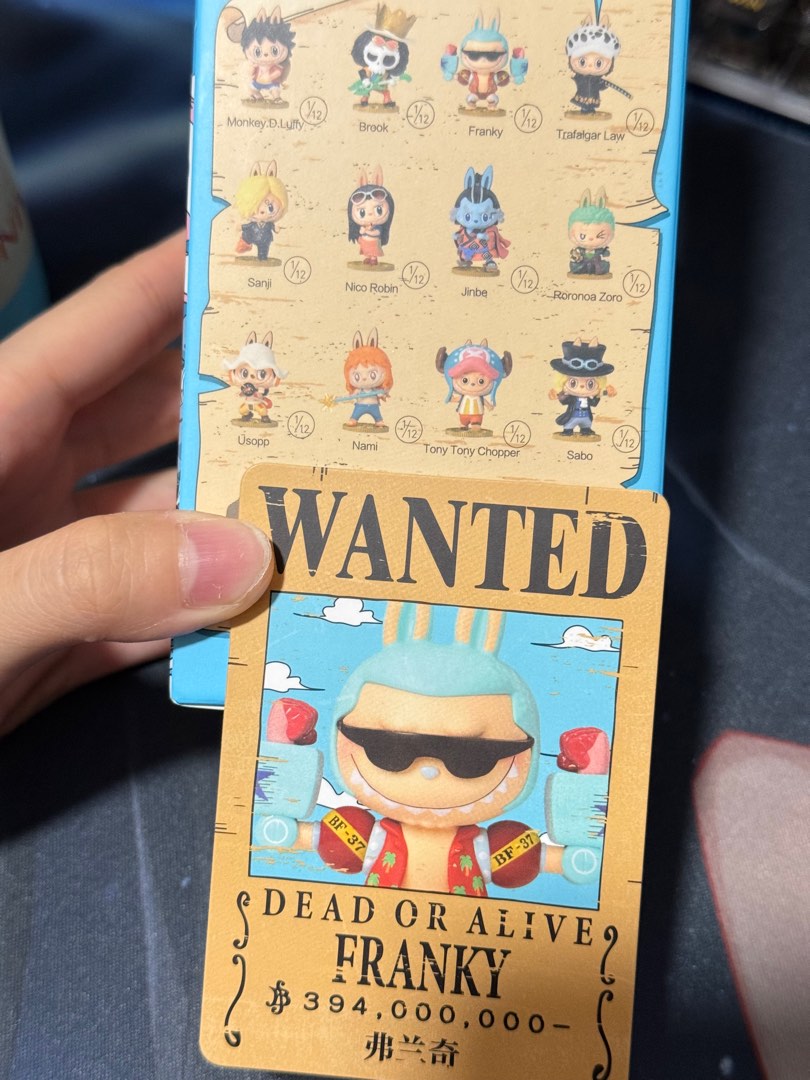 WTS/WTT Labubu The Monster x One Piece - Franky, Hobbies & Toys, Toys ...