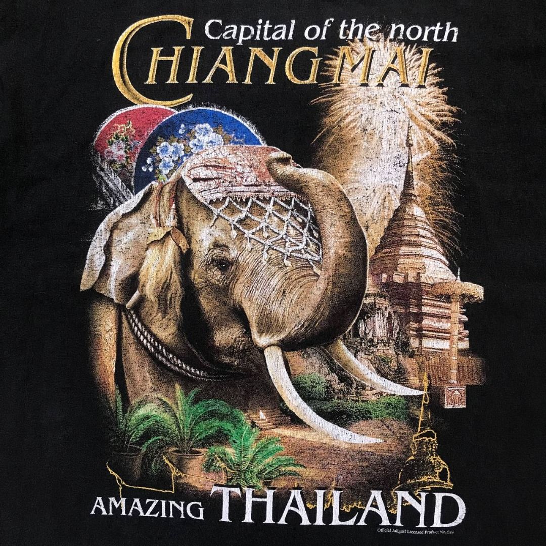 Y2K Capital of the north Changmai amazing thailand Tee, Men's Fashion, Activewear on Carousell