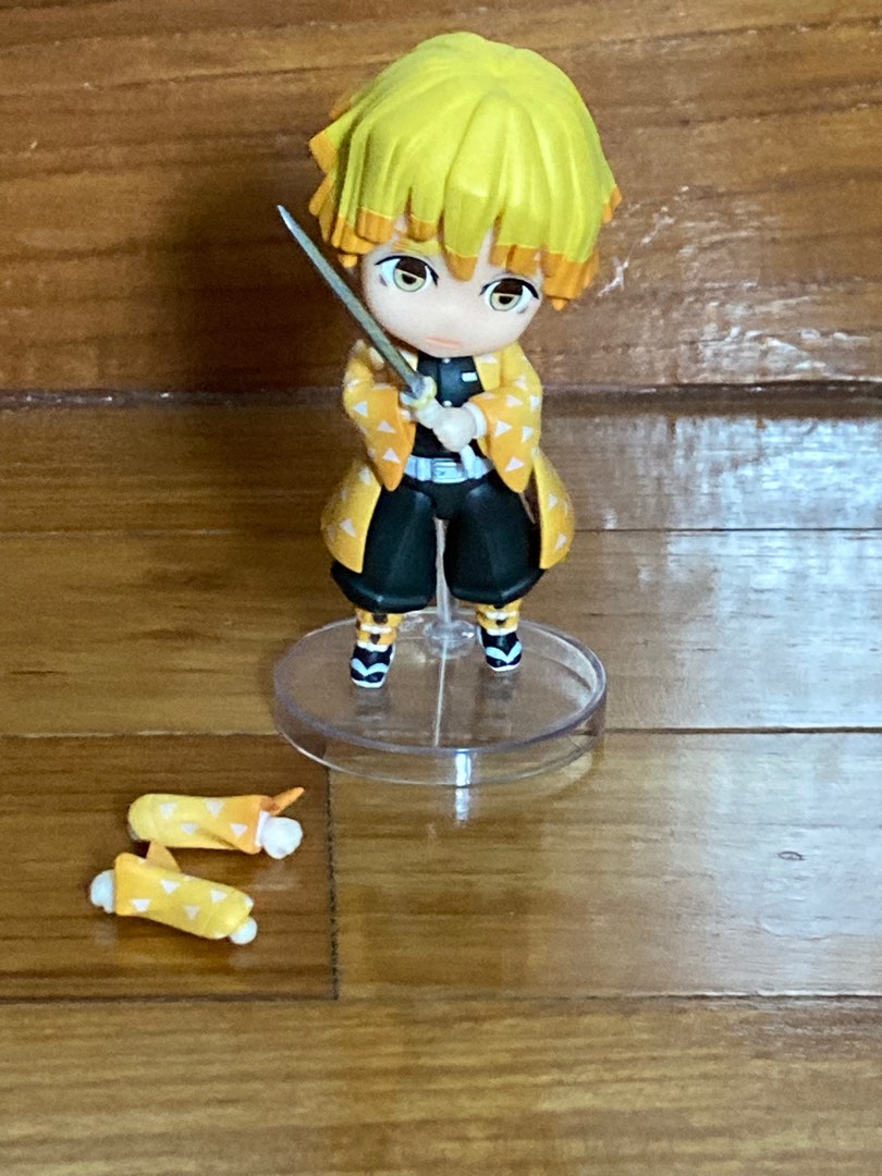 Zenitsu figure + removable arms, Hobbies & Toys, Toys & Games on Carousell