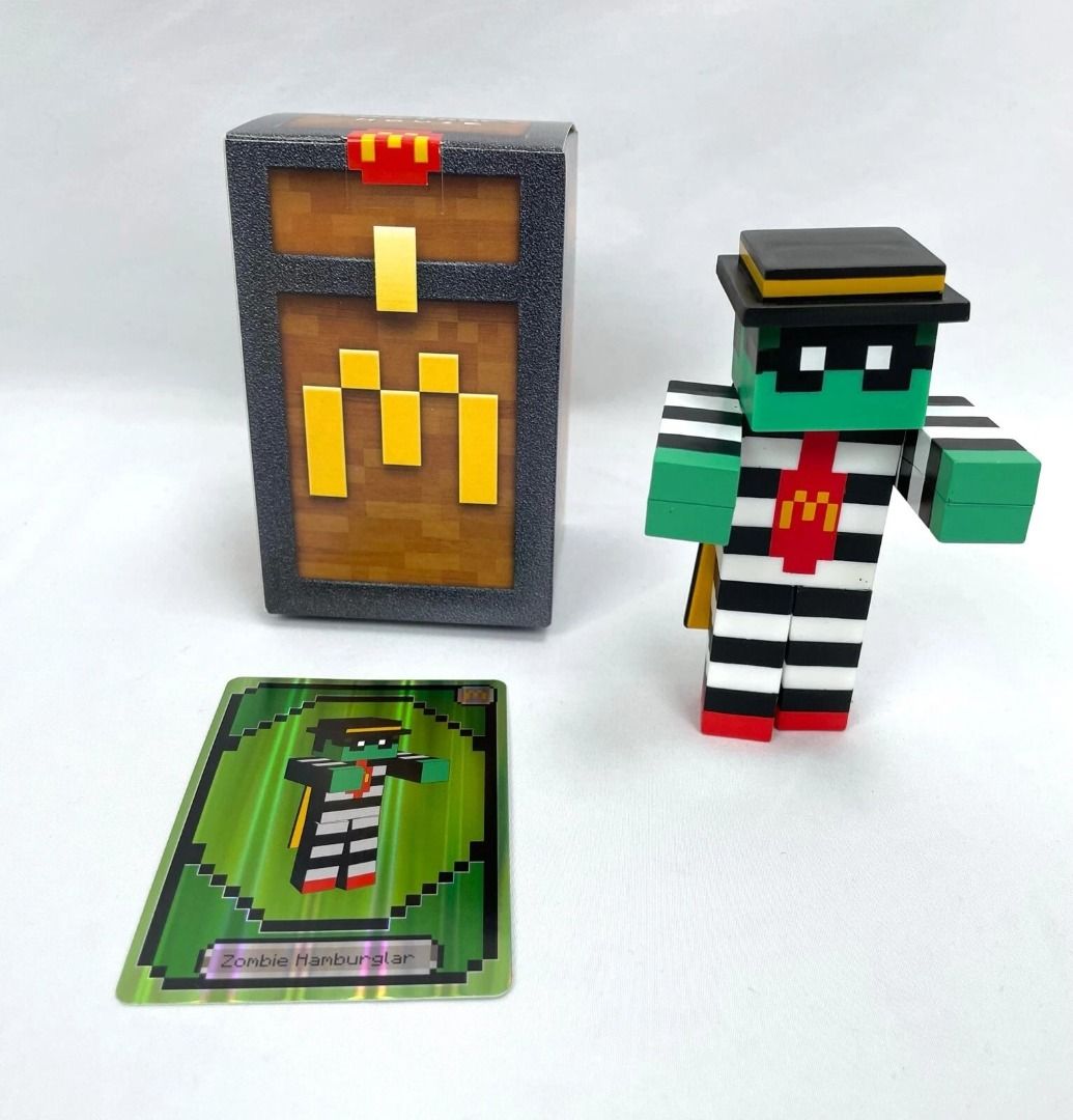 Zombie Hamburglar A Minecraft Movie McDonald's Happy Meal Toy, Hobbies ...