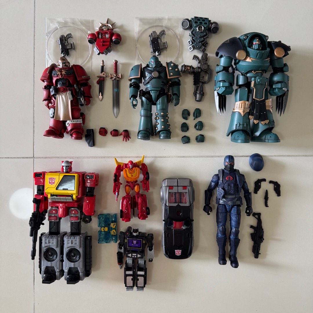 1/18 JoyToy WarHammer 40K Space Marines 1/12 Hasbro GI Joe Classified ...