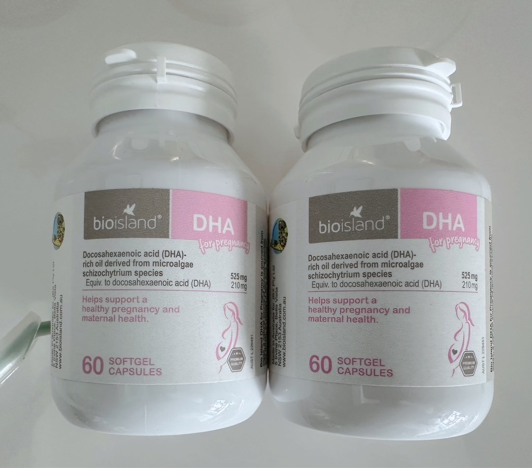 [2 bottles] Bioisland DHA for pregnancy, Babies & Kids, Maternity Care on Carousell