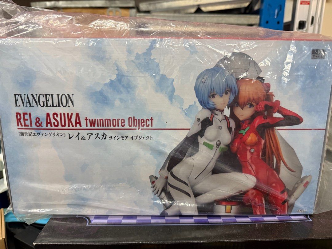 2手 twinmore Object 明日香 綾波麗 pvc Figure Evangelion EVA 福音戰士 Union Creative Rei Asuka, 興趣及遊戲, 玩具 ...