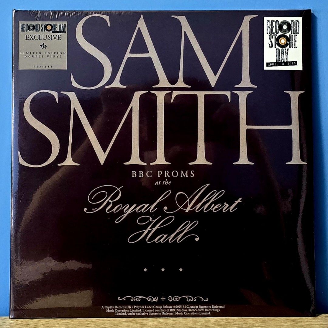 2LP : Sam Smith - BBC Proms At The Royal Albert Hall (Limited Edition ...