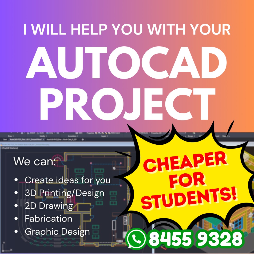 AUTOCAD ASSIGNMENT | 3D PRINTING | ASSIGNMENT PROJECT HELP | CUSTOM ...