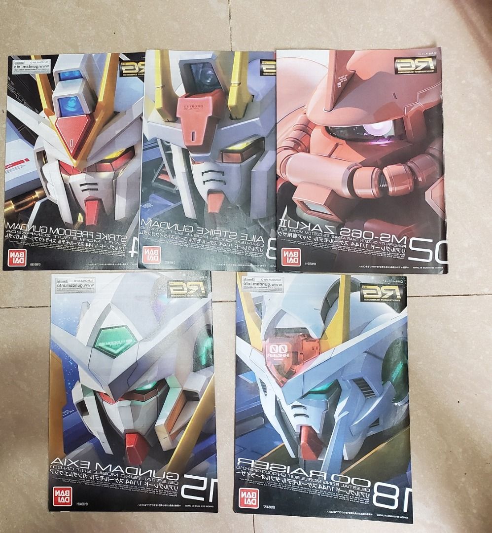議價即封 高達模型 gundam mg 1/100 rg HG HGUC HGBF HGBD HGCE 1/144, 興趣及遊戲, 玩具 & 遊戲類 - Carousell