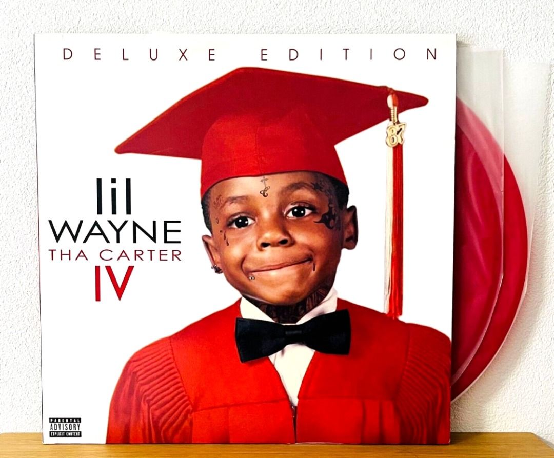 訂貨 Lil Wayne - Tha Carter IV 2 LP Red Vinyl 2011 黑膠 唱片 彩膠 Used 二手, 興趣及遊戲, 音樂、樂器 & 配件, 音樂與媒體 ...
