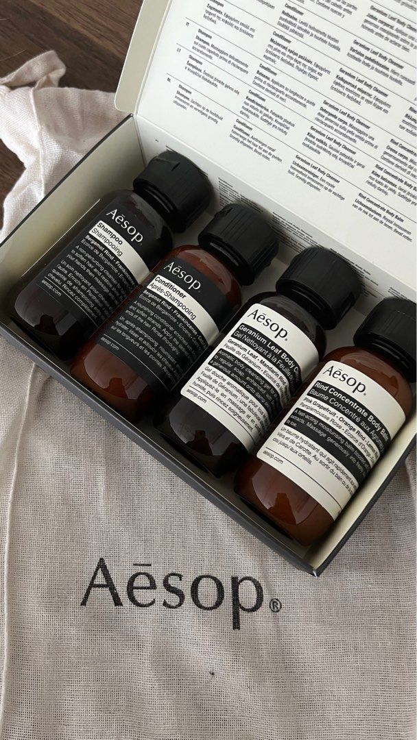 Aesop Arrival Travel Kit, Beauty & Personal Care, Bath & Body, Bath on ...