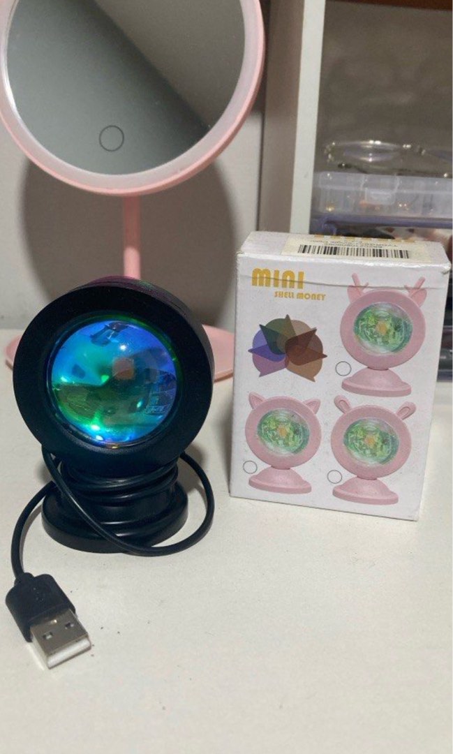 Aesthetic Mini Sunset Lamp, Photography, Photography Accessories ...