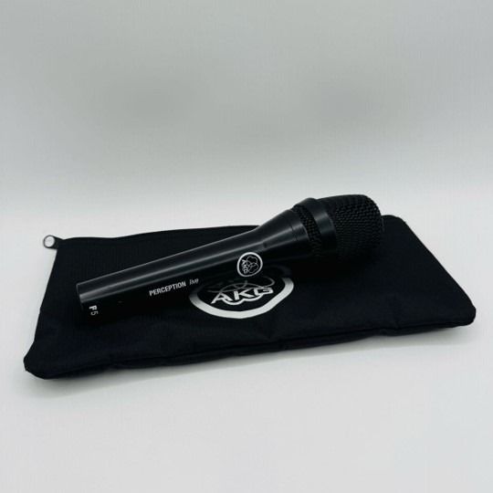 AKG P5S P5 S 手持式 動圈式 麥克風 卡拉OK 直播 唱歌 歡歌 MIC 二手外觀功能良好, 耳機及錄音音訊設備, 麥克風在旋轉拍賣
