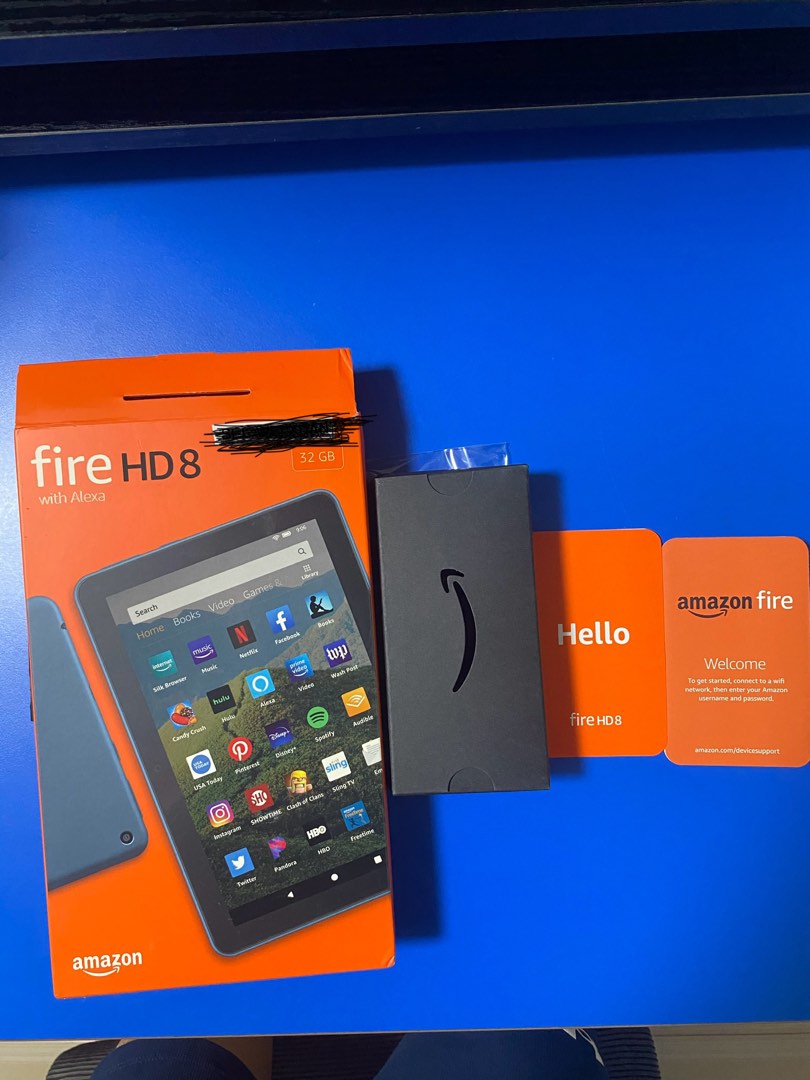 Amazon Fire HD8 tablet with Alexa - Twilight Blue (10th Gen), Mobile ...