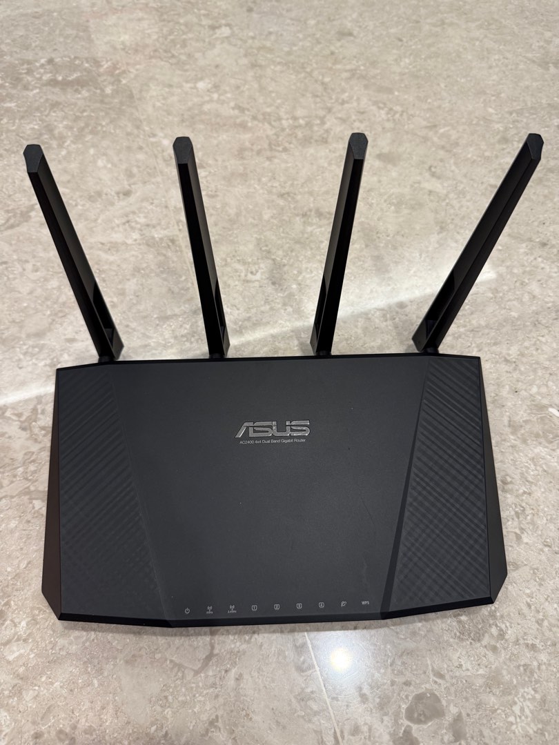 Asus Router AC2400 4x4 Dual Band Gigabit Router, Computers & Tech ...