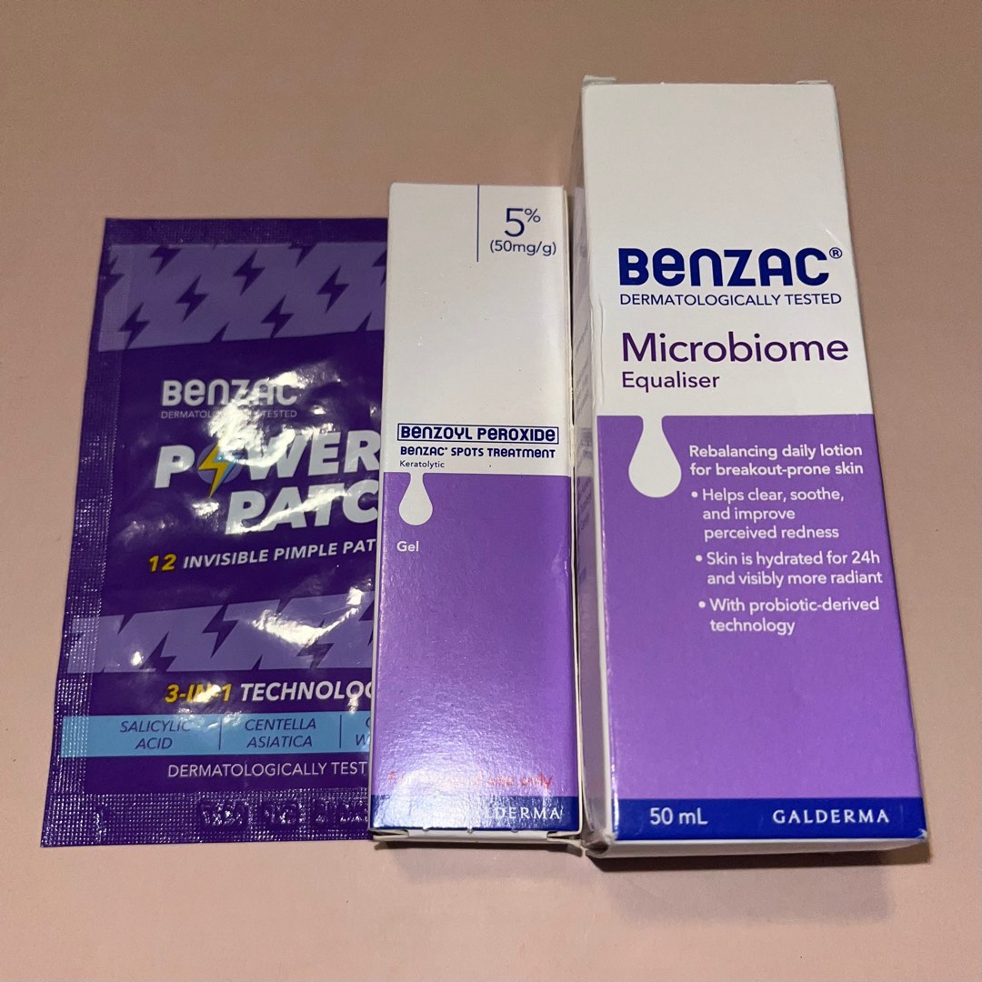 BENZAC Skin Care Bundle, Beauty & Personal Care, Face, Face Care on ...