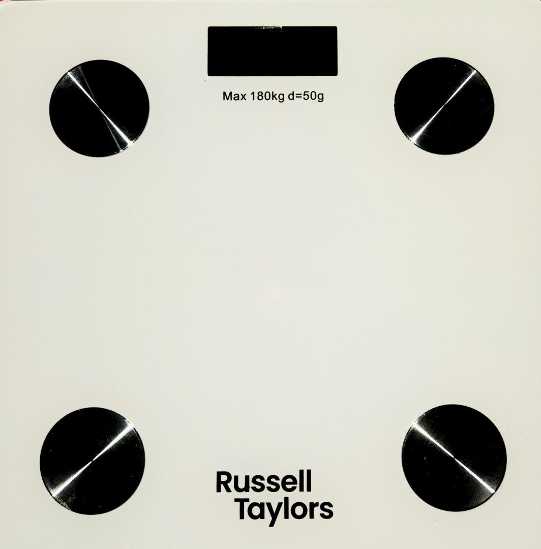 [BNIB] Russell Taylors Body Fat Smart Bluetooth Weighing Scale BWS-10 ...