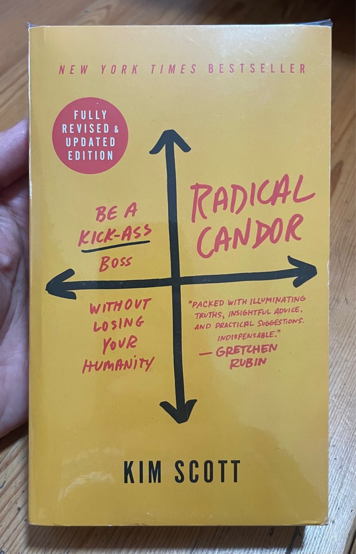 Book - Radical Candor, Hobbies & Toys, Books & Magazines, Fiction & Non ...