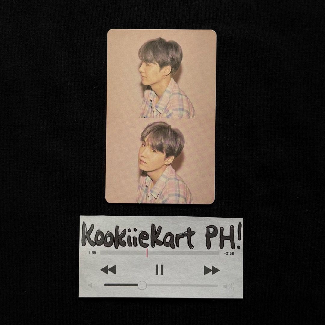 BTS SUGA MOTS Persona V1 Photocard map of the soul version one ...