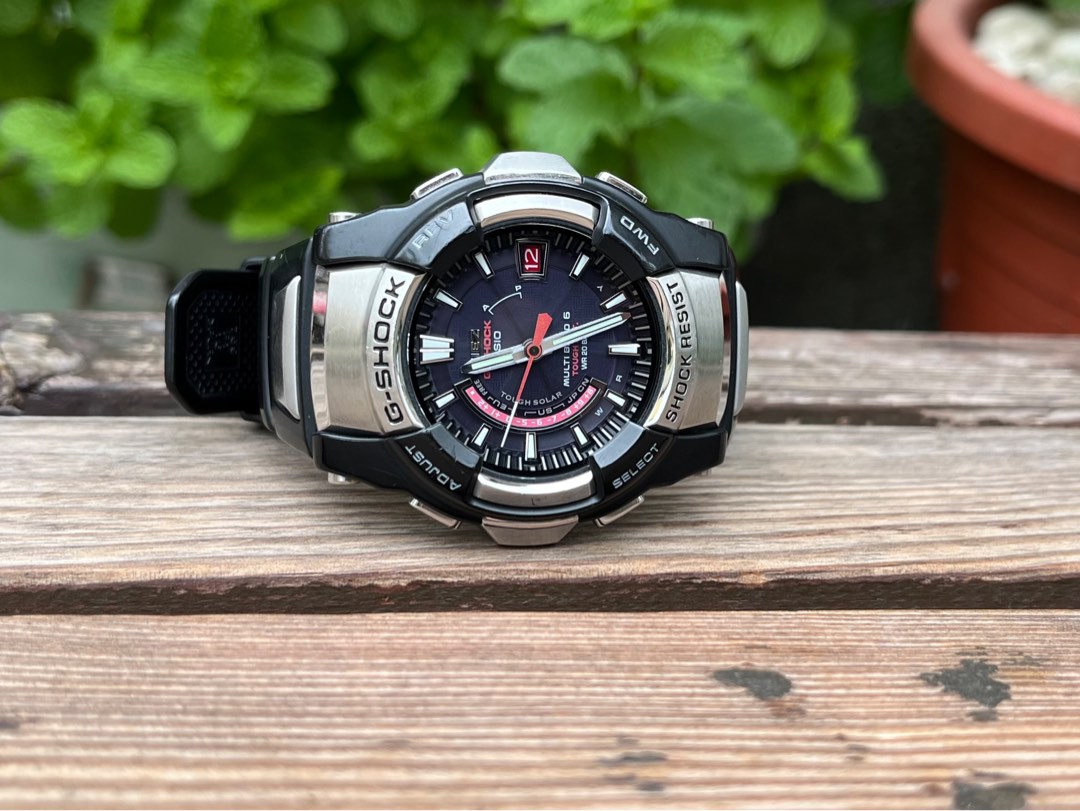 卡西歐Casio G-shock Giez GS-1200 電波自動校時 太陽能手錶Multiband6 wave ceptor/Tough Solar, 他的時尚, 手錶及配件, 手錶在旋轉拍賣