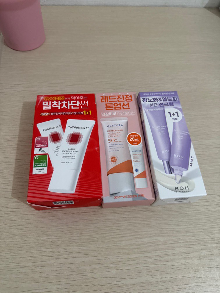 Cell Fusion sunscreen and others, Beauty & Personal Care, Face, Face Care Products on Carousell