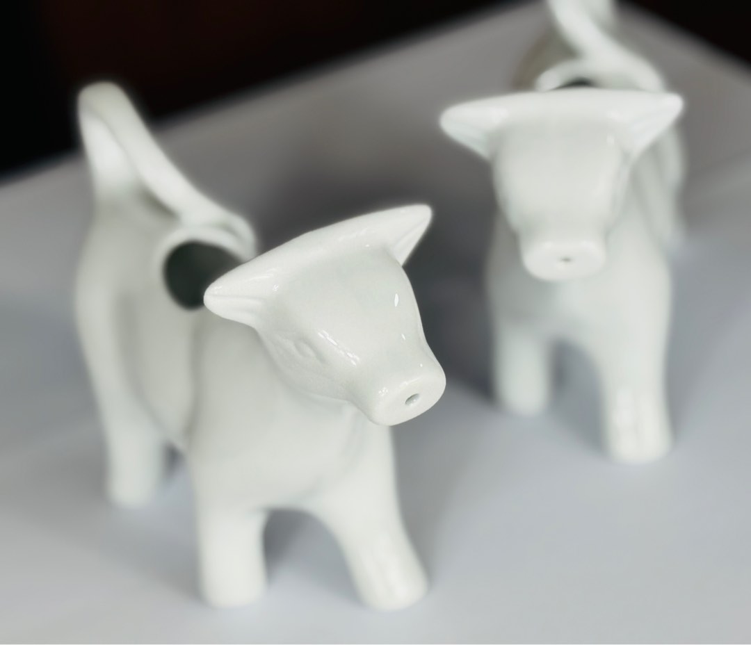 Ceramic cow milk dispenser, Furniture & Home Living, Home Decor ...
