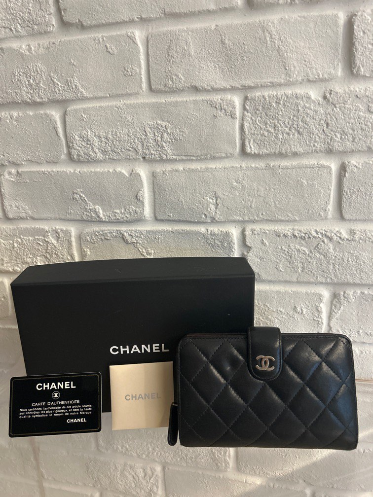 Chanel lamb skin wallet - 100% authentic, Luxury, Bags & Wallets on ...