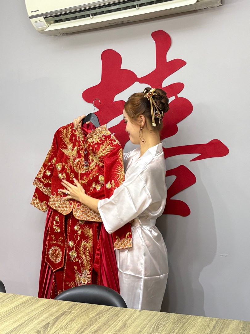 Chinese Kua 1 set female and male, Women's Fashion, Dresses & Sets ...