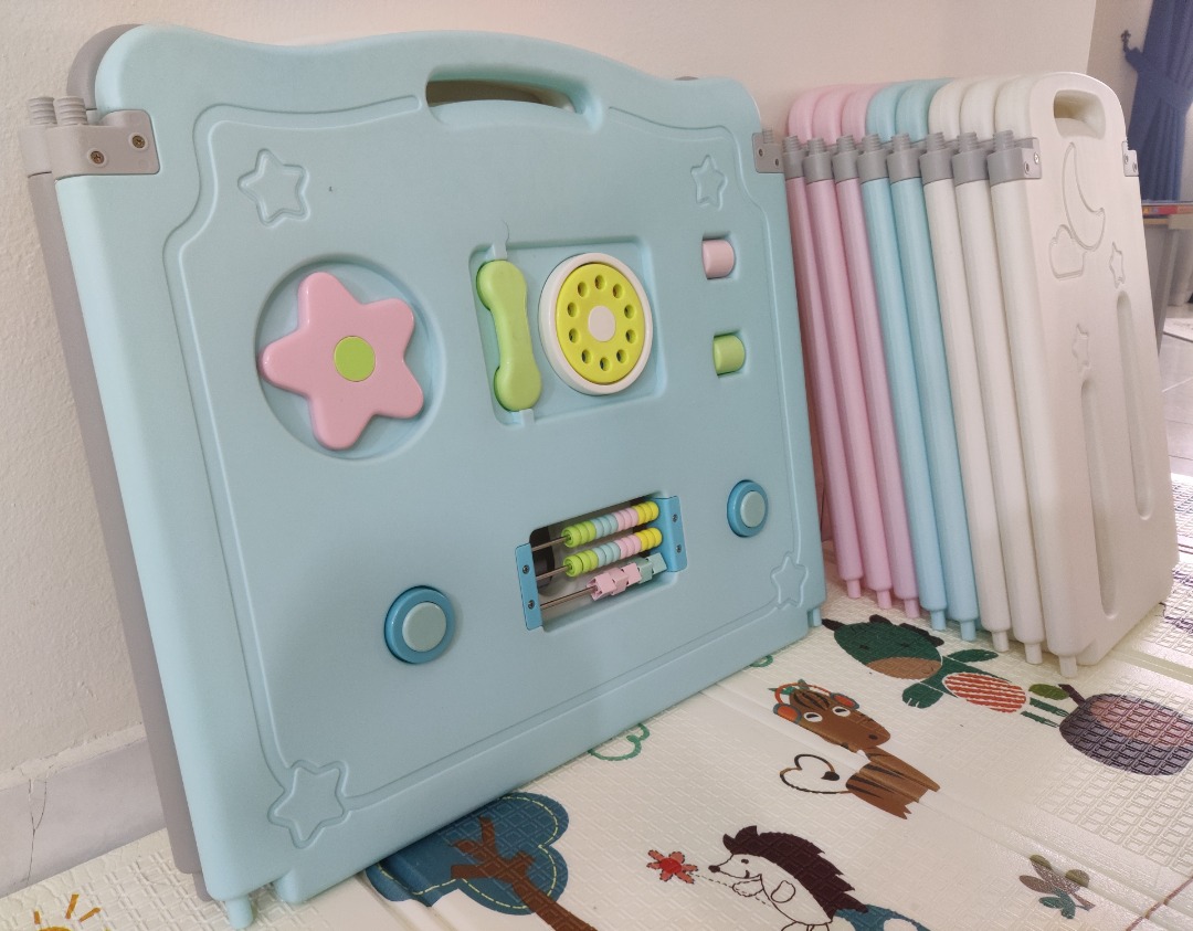 Coby Fence 9 panels + 1 door, Babies & Kids, Infant Playtime on Carousell