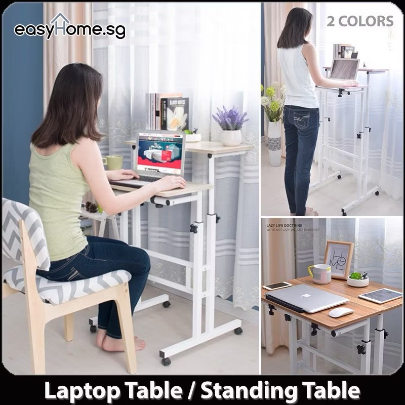 Computer Table ( height adjustable), Furniture & Home Living, Furniture ...