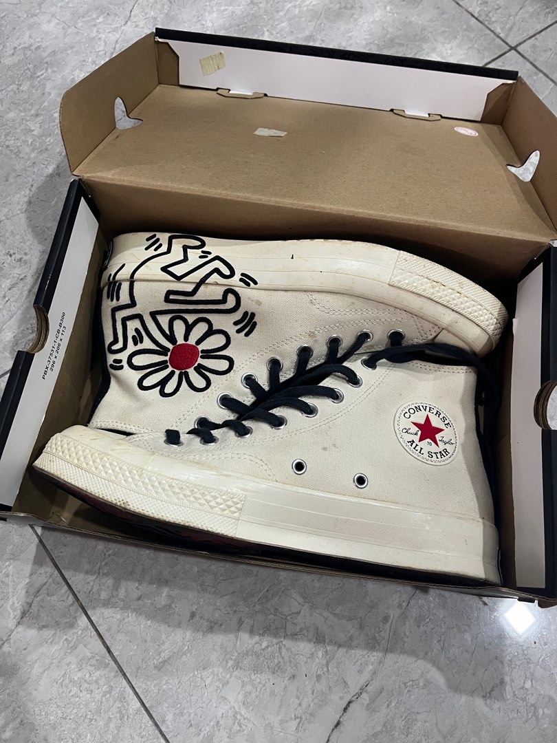 Converse X Keith Haring, Men's Fashion, Footwear, Sneakers on Carousell