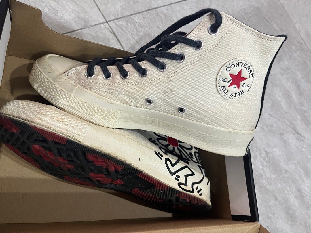 Converse X Keith Haring, Men's Fashion, Footwear, Sneakers on Carousell