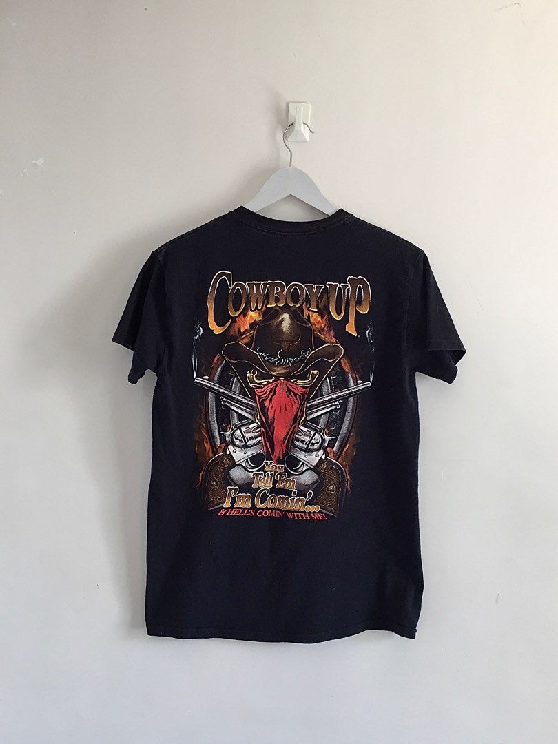 COWBOY YOU TELL EM I'M COMIN.. & HELL's COMIN' WITH ME!, Women's ...