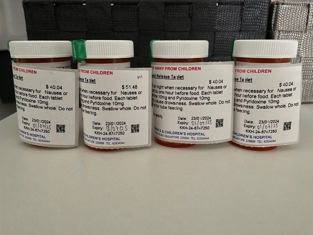 Diclectin tablets, Health & Nutrition, Health Supplements, Vitamins ...