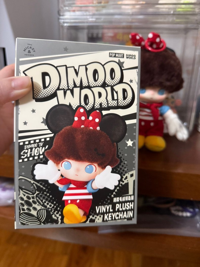 DIMOO WORLD VINYL PLUSH KEYCHAIN MICKEY AND FRIENDS - CHIP AND DALE ...