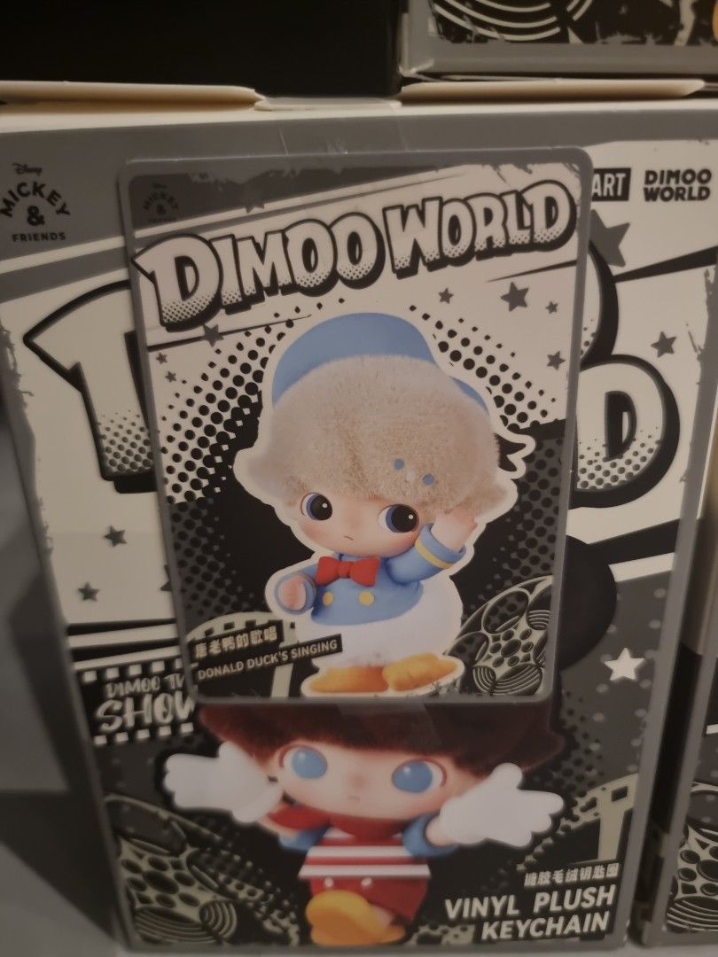 Dimoo World x disney Vinyl Plush Donald / Daisy / Minnie, Hobbies ...