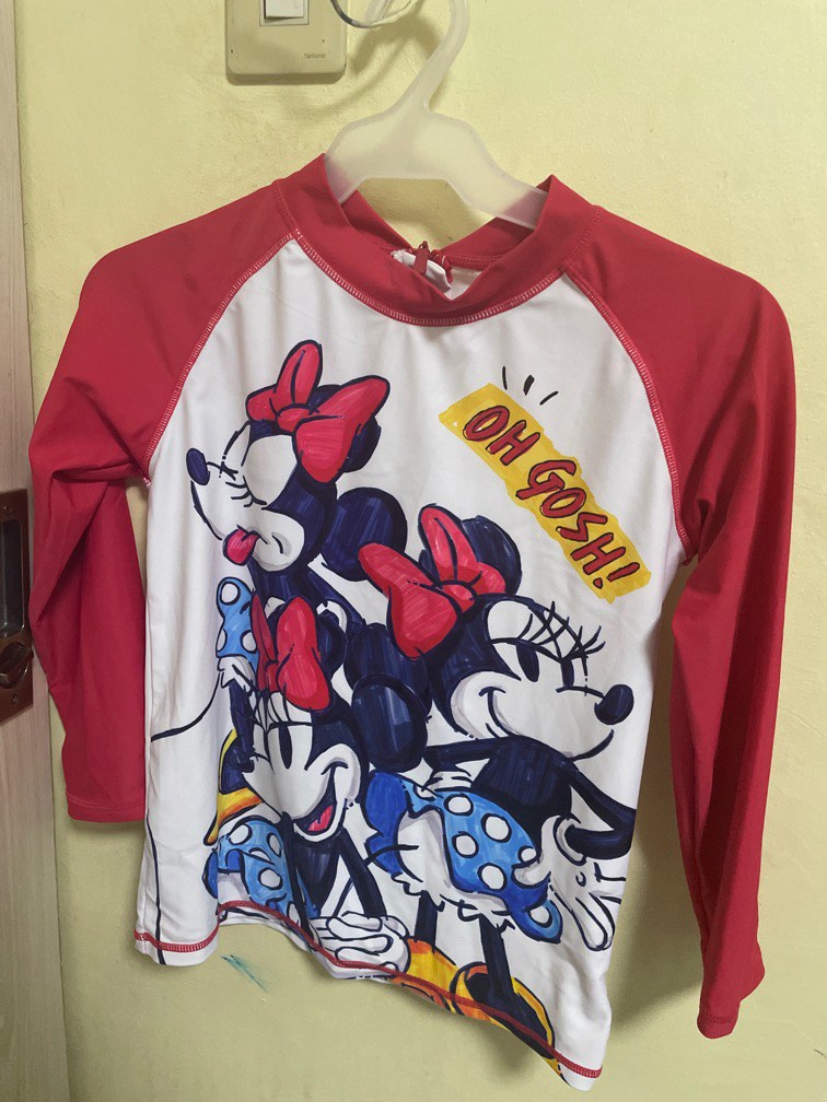 Disney Mickey Mouse 2 piece rash guard size XL, Babies & Kids, Babies ...