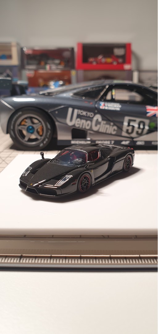 DMH limited edition Black Carbon Ver Ferrari Enzo, Hobbies & Toys, Toys ...