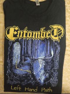 Vintage Entombed Shirt Baju Band Death Metal, Men's Fashion, Tops ...