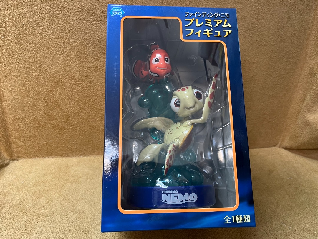 Finding Nemo 海底奇兵 小丑魚 TURTLE Squirt 小古 Disney Fun Fan Amuse SEGA Premium Pixar Prize Figure 盒 ...