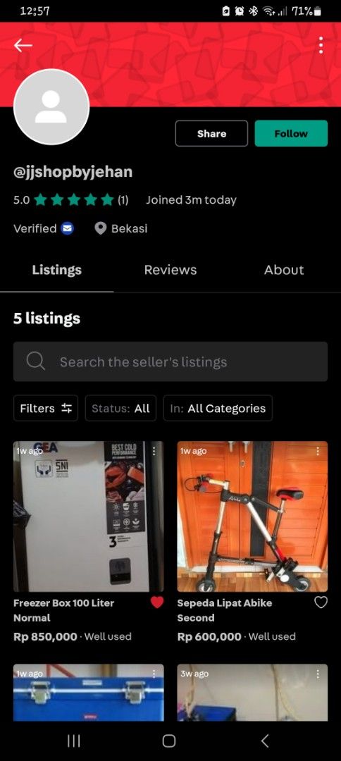 SCAM PENIPUAN GEA FREEZER BOX 100L, Kitchen & Appliances di Carousell