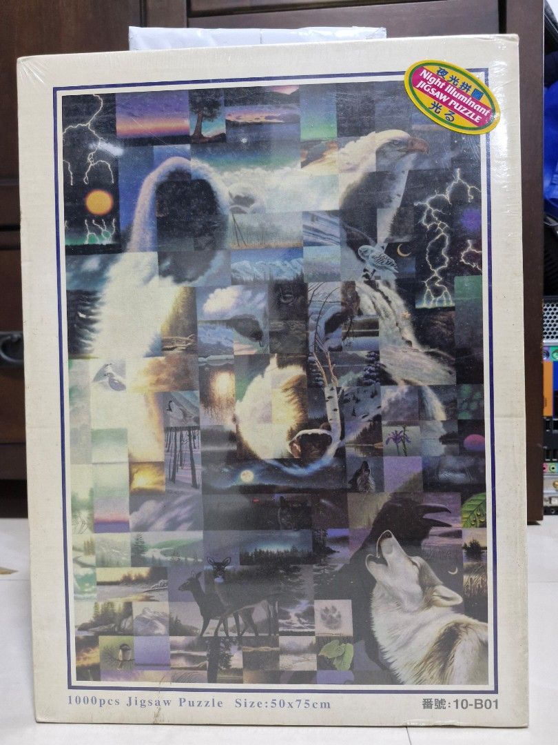 Glow in the dark Daniel Renn Pierce 1000 pieces puzzle, Hobbies & Toys ...