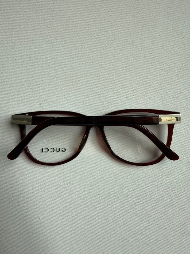 Gucci eyeglass frame, Men's Fashion, Watches & Accessories, Sunglasses ...