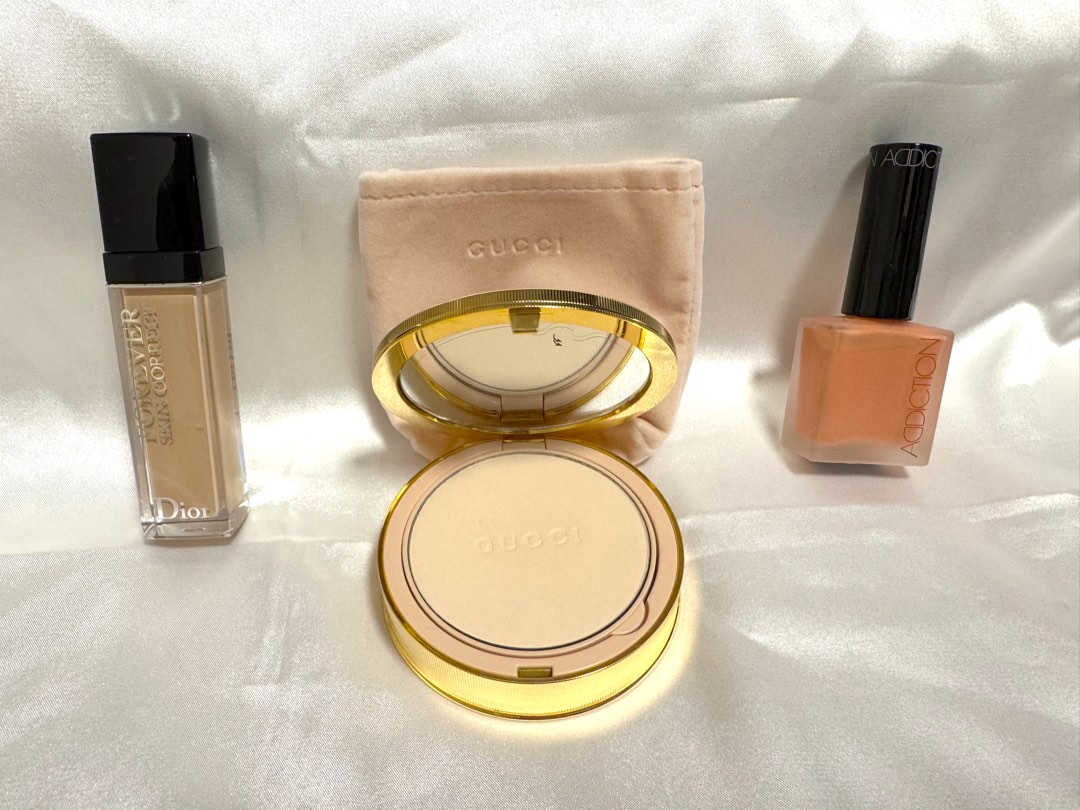 Gucci Pressed powder, Addiction Tokyo liquid blush, Dior concealer, 美容 ...